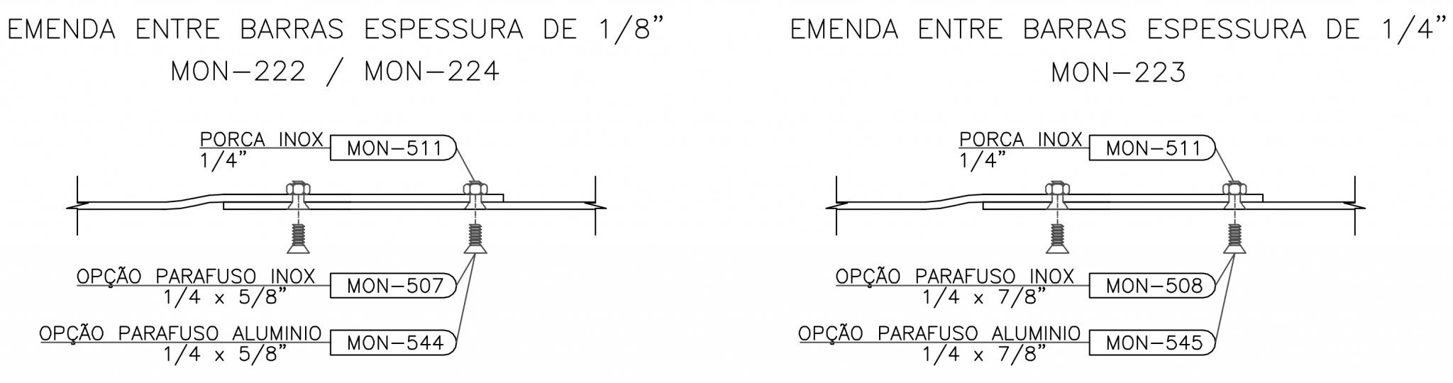 BARRA CHATA / FITA DE ALUMÍNIO SPDA - Montal Para-Raios